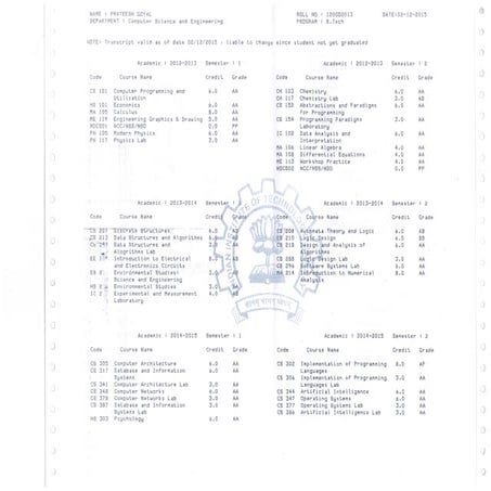 official_transcript | PDF