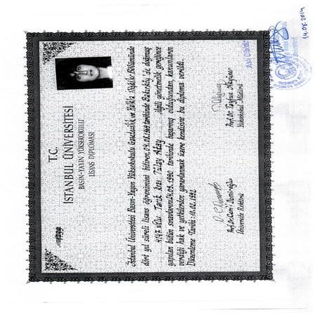 lisans diploması | PDF