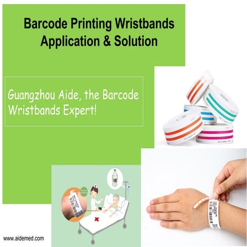 Barcode Printing Wristbands Application & Solution-W20140401 | PPT