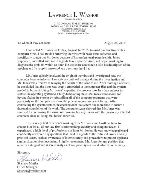 CTU Reference Letter | PDF