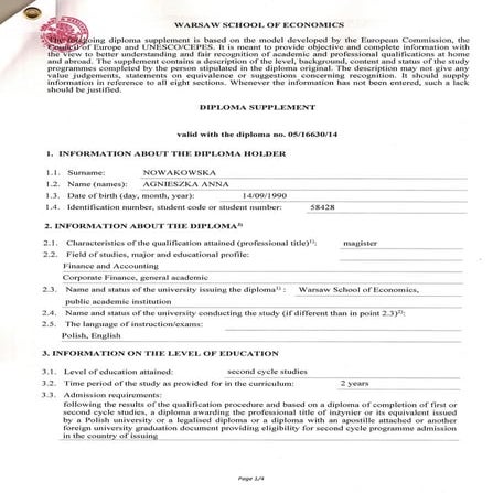 diploma supplement | PDF