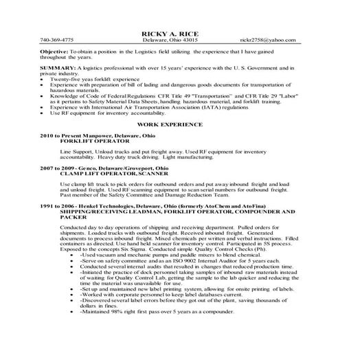 RESUME - Wayne | PDF