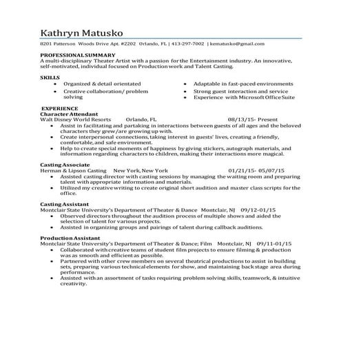 COMPLETE resume | DOCX | Fan Conventions | Events