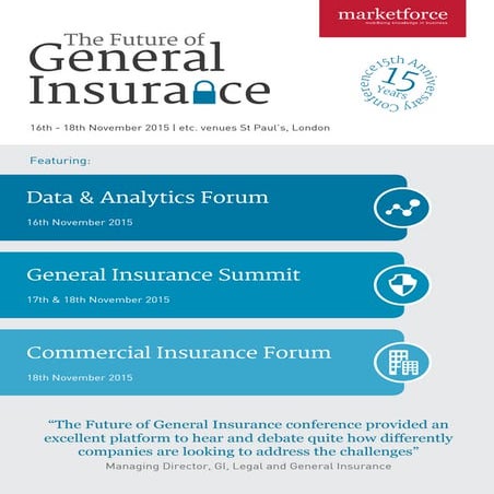 General Insurance 2015_Final | PDF | Business Expos & Conferences | Events