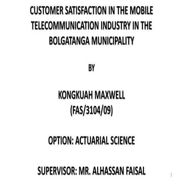 BSC. Dissertation Presentation | PPT