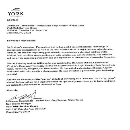 Letter of reference. | PDF