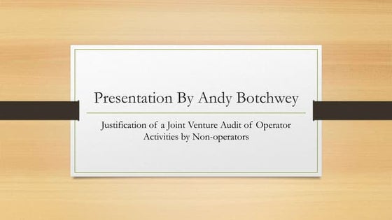 Independent audits for nonprofits | PPT