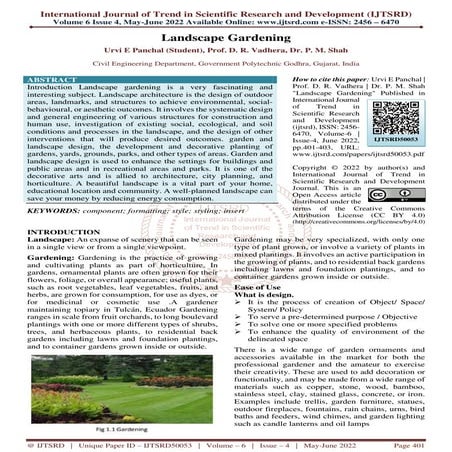 Landscape Gardening | PDF