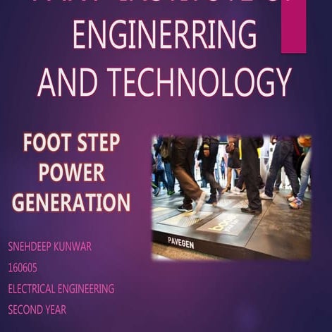 Foot Step Power Generation Using Piezoelectric Sensors