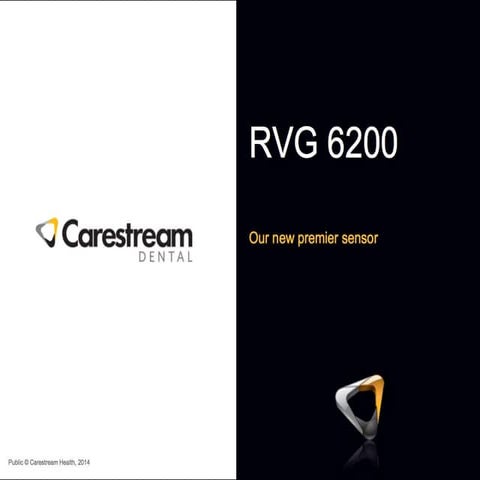 RVG 6200 High Definition Digital Xray Sensor from Carestream Dental | PPTX