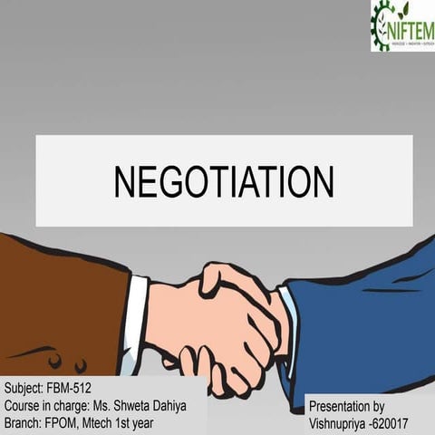 620017 negotiation and types | PPT