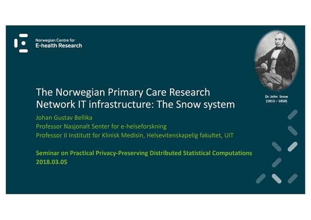 Biginsight Seminar On Practical Privacy Preserving Distributed Statistical Computation Ppt