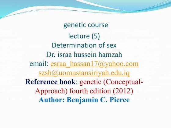 Chromosomal theory of inheritance | PPT