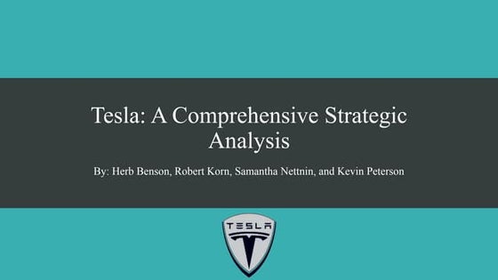 Tesla Motors Presentation | PPT