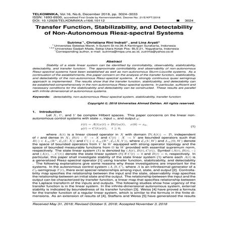 Transfer Function, Stabilizability, and Detectability of Non-Autonomous ...