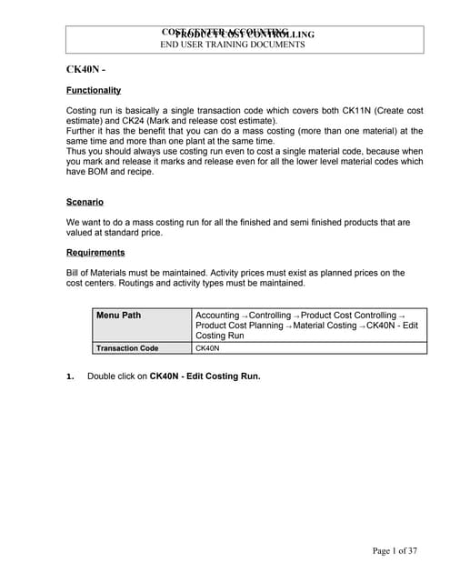 Ckm3 material price analysis | PDF