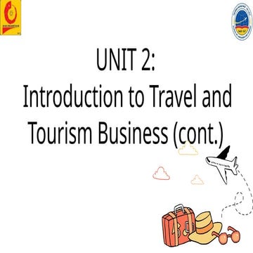 introduction to travel business and tourism business | PPTX