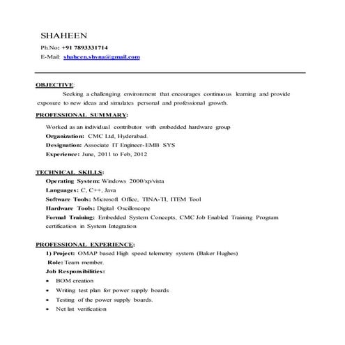 RESUME | DOCX