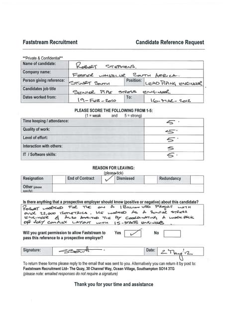 Babock Ref Letter | PDF