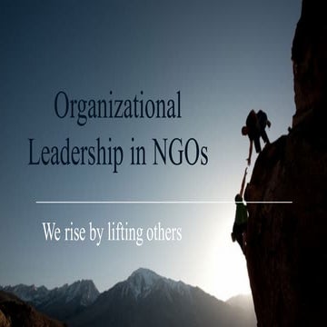 NGO Leadership update for LinkedIn | PDF