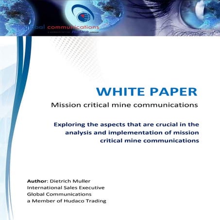 Whitepaper - Mine Communications DH Muller 2016 r1 | PDF