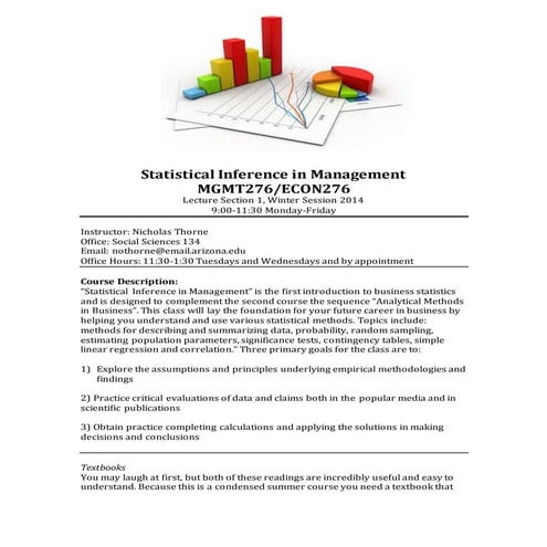 MGMT 276 Syllabus | DOCX