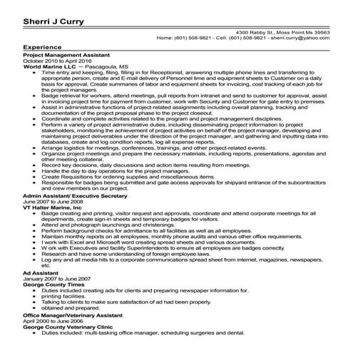 2015 resume 3-2015 (2) | PDF