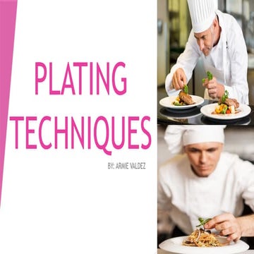 Culinary lecture 'Plating-Techniques'.pptx