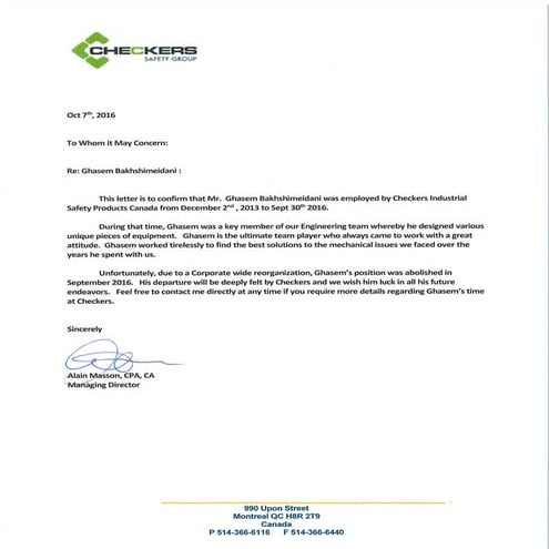 checkers-reference letter | PDF