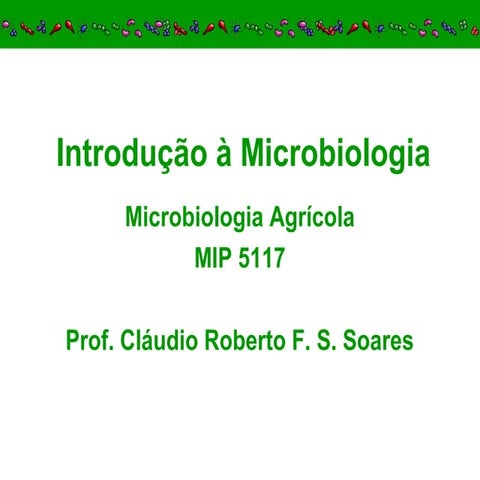 Aula de microbiologia ppt
