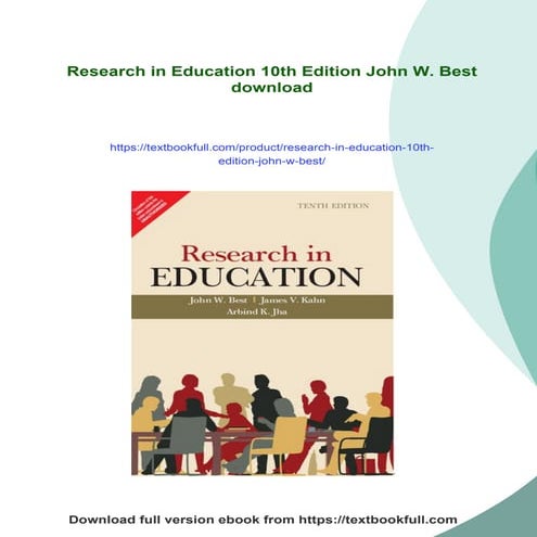 Research in Education 10th Edition John W. Best | PDF