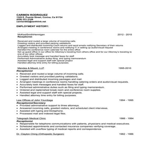 resume SUBRIAN L Ward | DOC