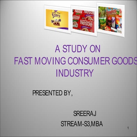 FMCG SECTOR STUDY | PPT