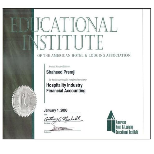 AHLA Certifications | PPT