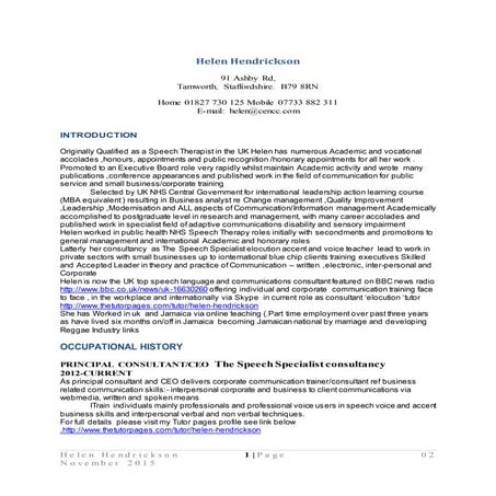 MARK HENDERSON CV 2016 | DOC