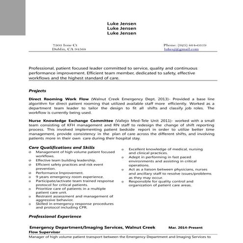 Luke Jensen Resume (1) | RTF