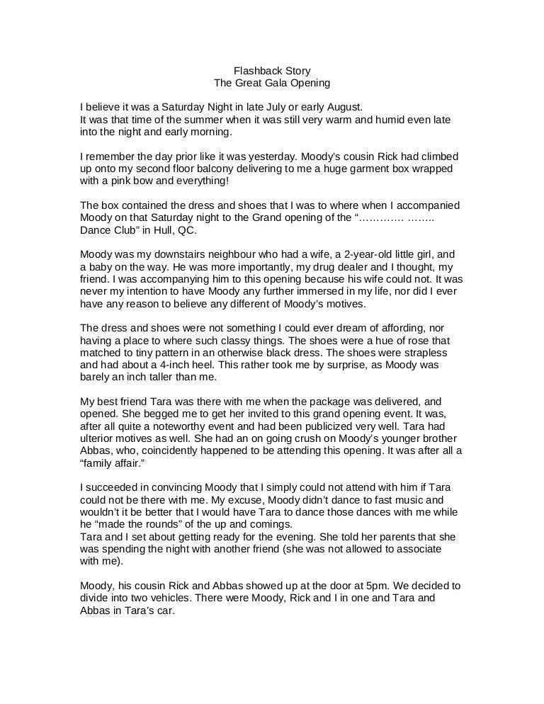 Flashback story