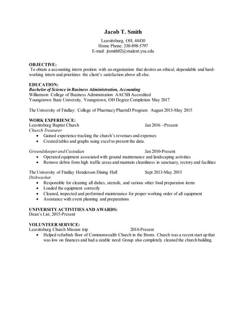 Resume 2016 | PDF