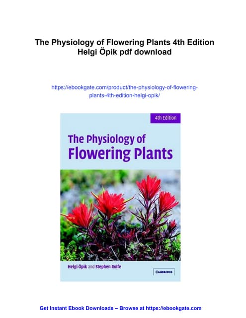 Plant Physiology | PPTX | Agriculture | Industries