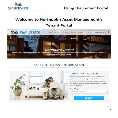 Tenant portal