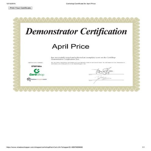 Health worker Certificate | PDF