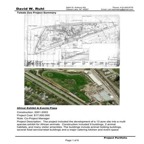 Dave Ruhl Project Portfolio | PDF