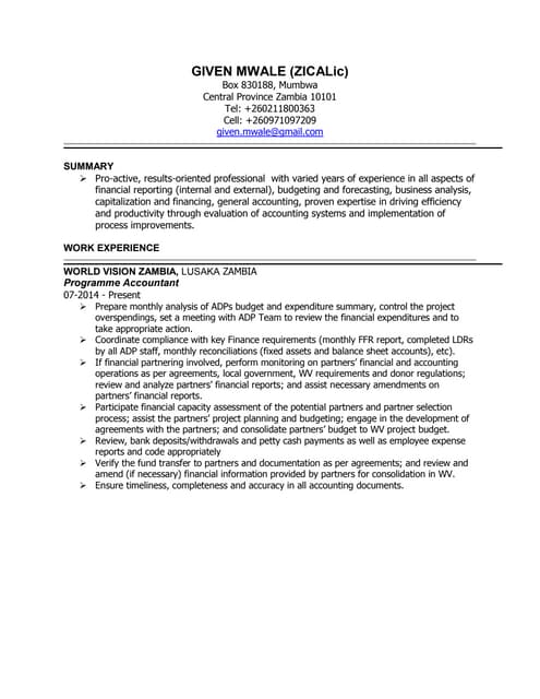 GP Final Resume | PDF