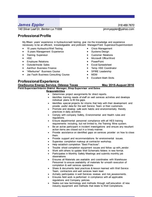 Marc Parrett's Resume | PDF