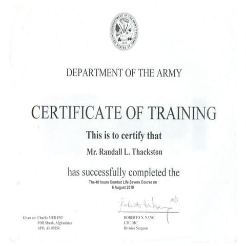 Combat Lifesaver | PDF