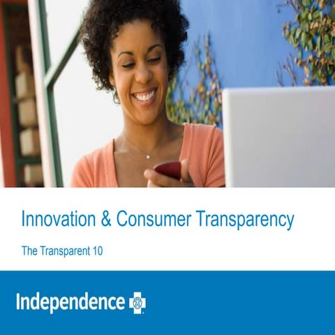 innovation and consumer transparency project | PPT