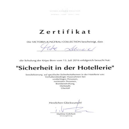 VJC Zertifikat | PDF