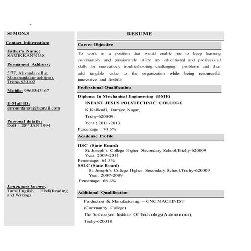 My resume | PDF