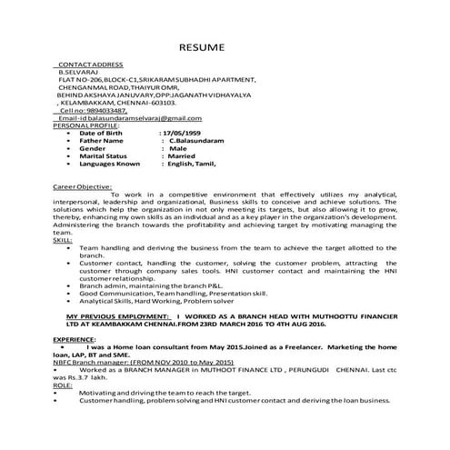 Ganesh Resume 2015 July | PDF