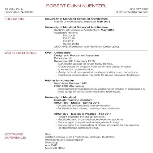 Paul Schroeder Resume 2017 | PDF